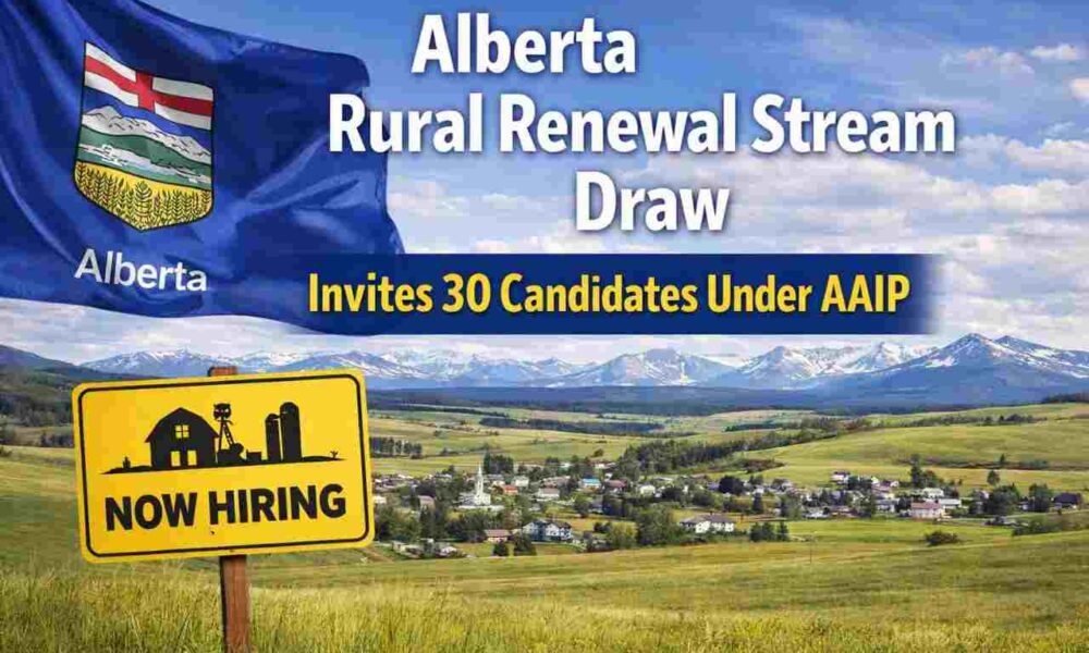 Alberta Rural Renewal Stream Draw Invites 30 Candidates Under AAIP