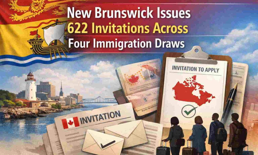 New Brunswick Issues 622 Invitations Across Four Immigration Draws