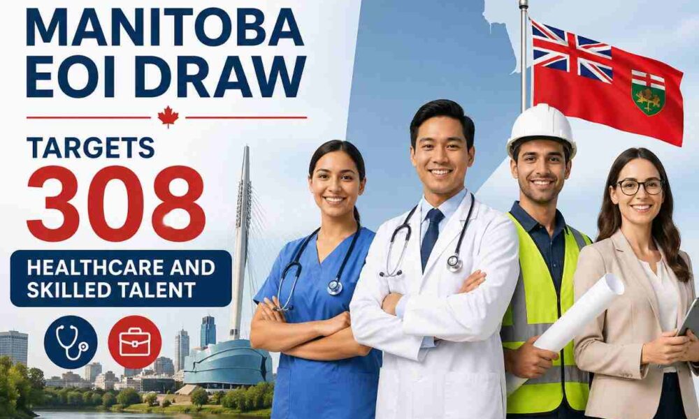 Manitoba EOI Draw Targets 308 Healthcare And Skilled Talent